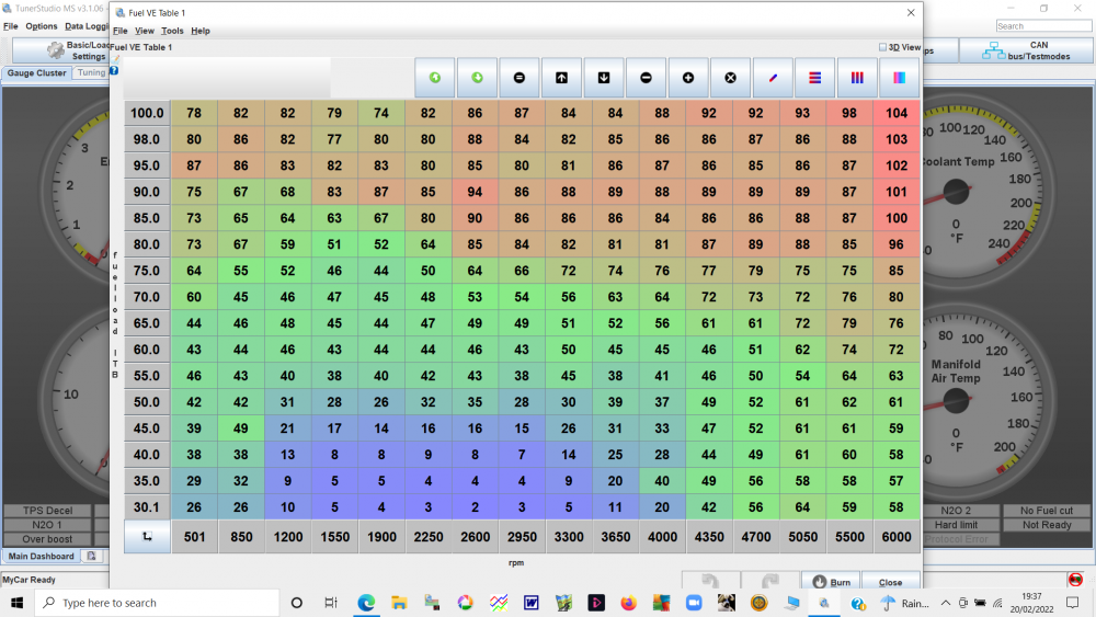 Developing AFR and VE tables from scratch? - Ignition, ECU and Fuel ...